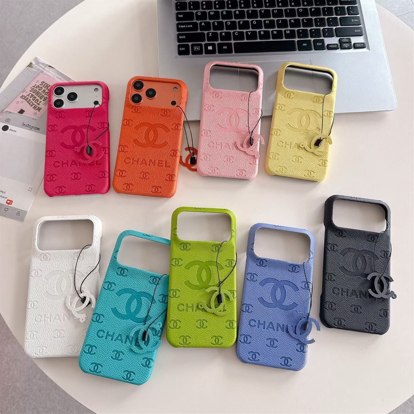Luxury Embossed Monogram Charm Protective Phone Case – Easy-Cases